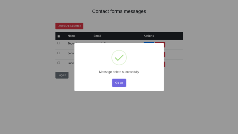 How To Add A Beautiful Delete Confirmation Message In Laravel - Learn By doing